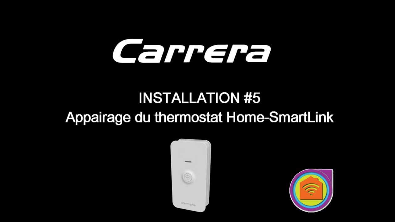 INSTALLATION #5 Appairage du thermostat Home Smartlink - YouTube