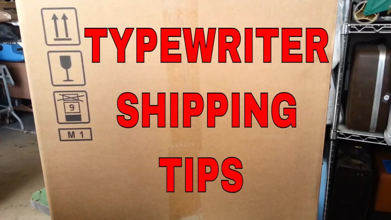 How to Pack a Typewriter w/Carrying Case for Shipping Tips to Avoid ...