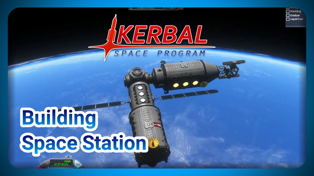 KSP: Rescaled - Building a space station - YouTube