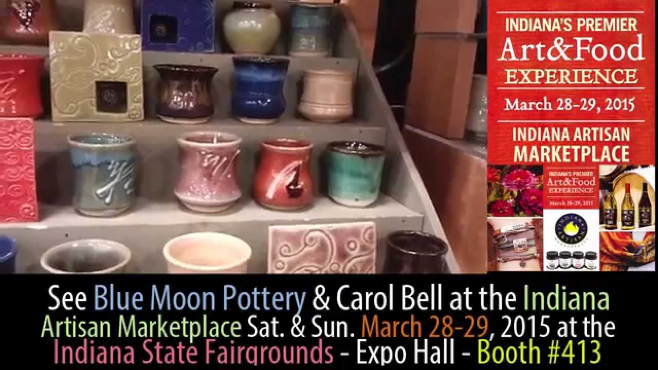 Booth #413 is Blue Moon Pottery at the 2015 Indiana Artisan Marketplace ...