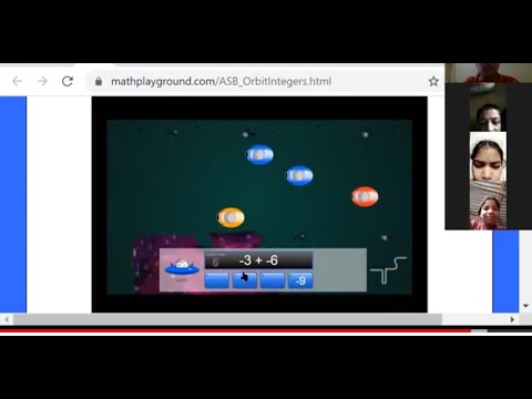 Online Maths Games during Zoom meeting - YouTube