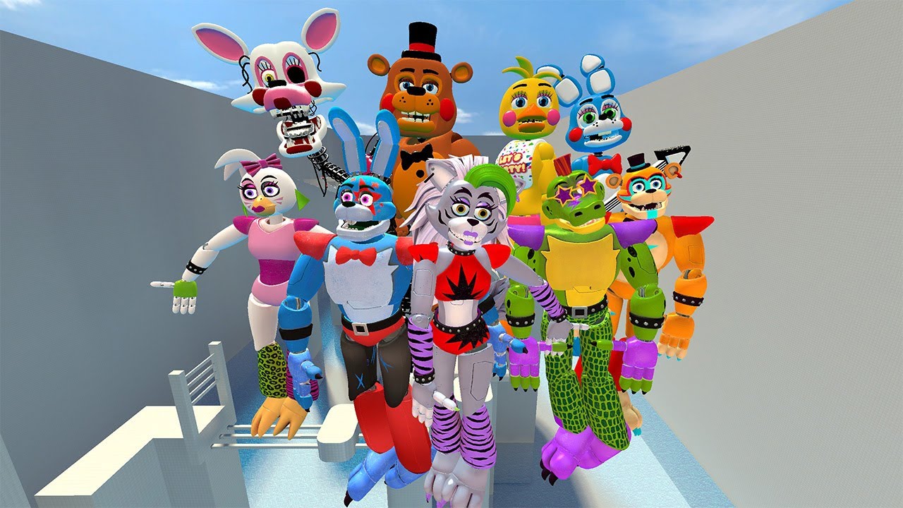 SPARTAN KICKING ALL HYPER RUBY GLAMROCK ANIMATRONICS In Garry's Mod ...