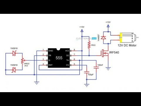 SIMULATION OF SPEED CONTROL OF DC MOTOR USING 555 IC TIMER IN PROTEUS 8 ...