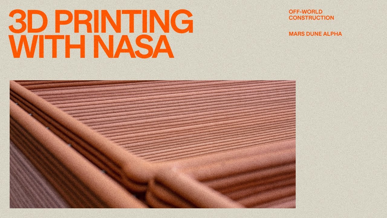 ICON 3D Prints the First Simulated Mars Surface Habitat for NASA - YouTube