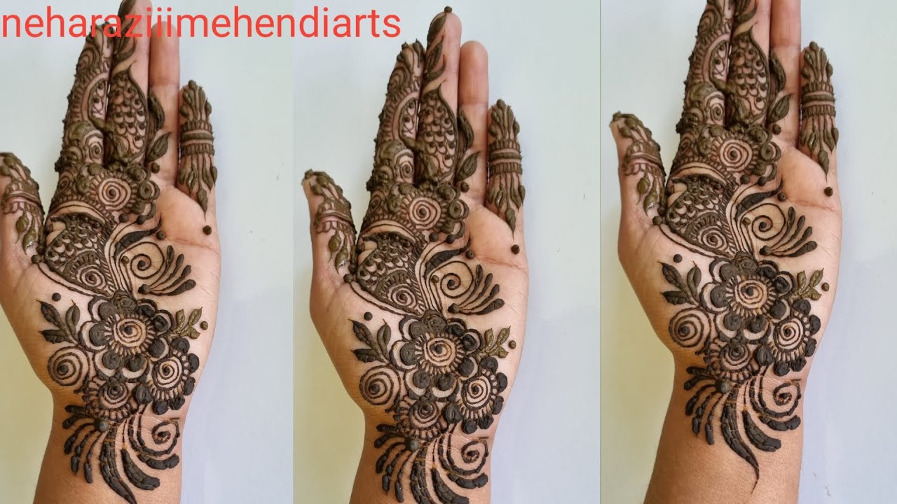 Beautiful Arebic Mehendi Design||Simple Mehendi Design|| New Arebic ...