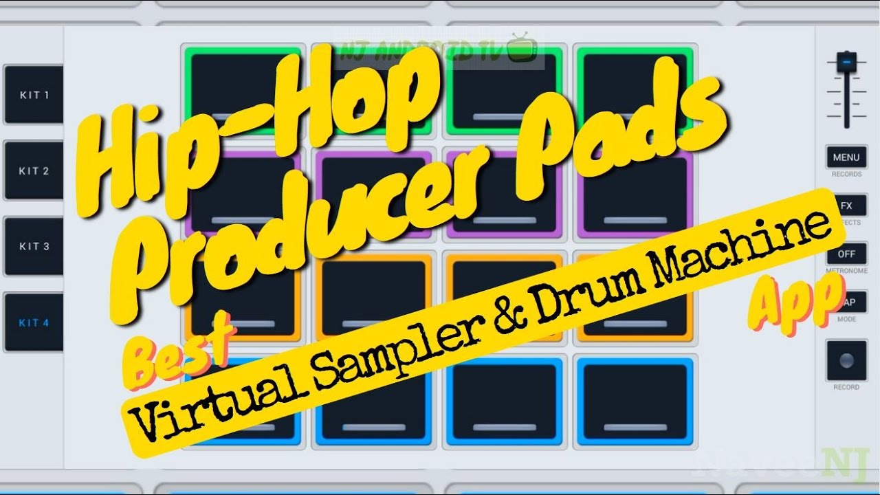 Hip-Hop Producer Pads - Best Virtual Sampler and Drum Machine App - YouTube
