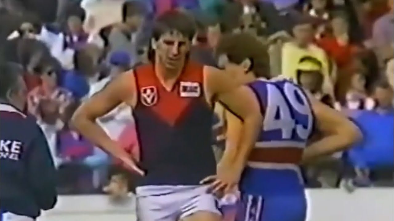 1987, Rd 22 - Warren Dean - Footscray v Melbourne - Western Oval - YouTube