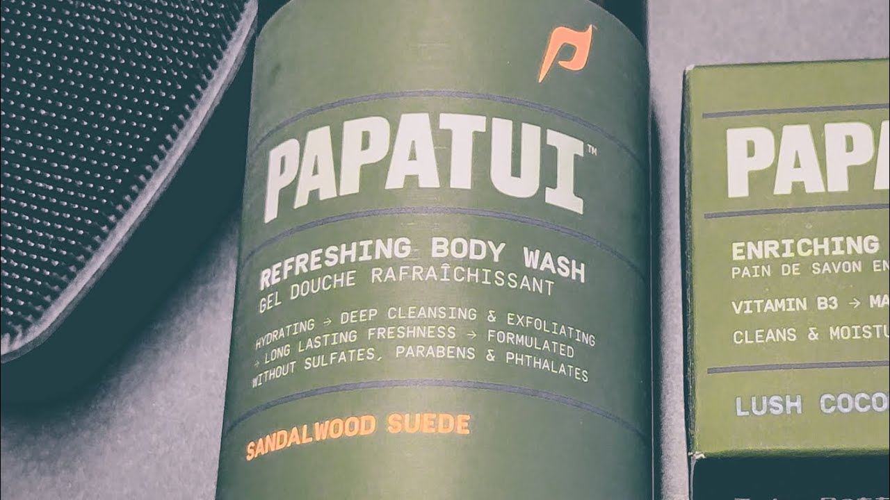 Papatui Body Wash Review - Sandalwood Suede #papatui - YouTube