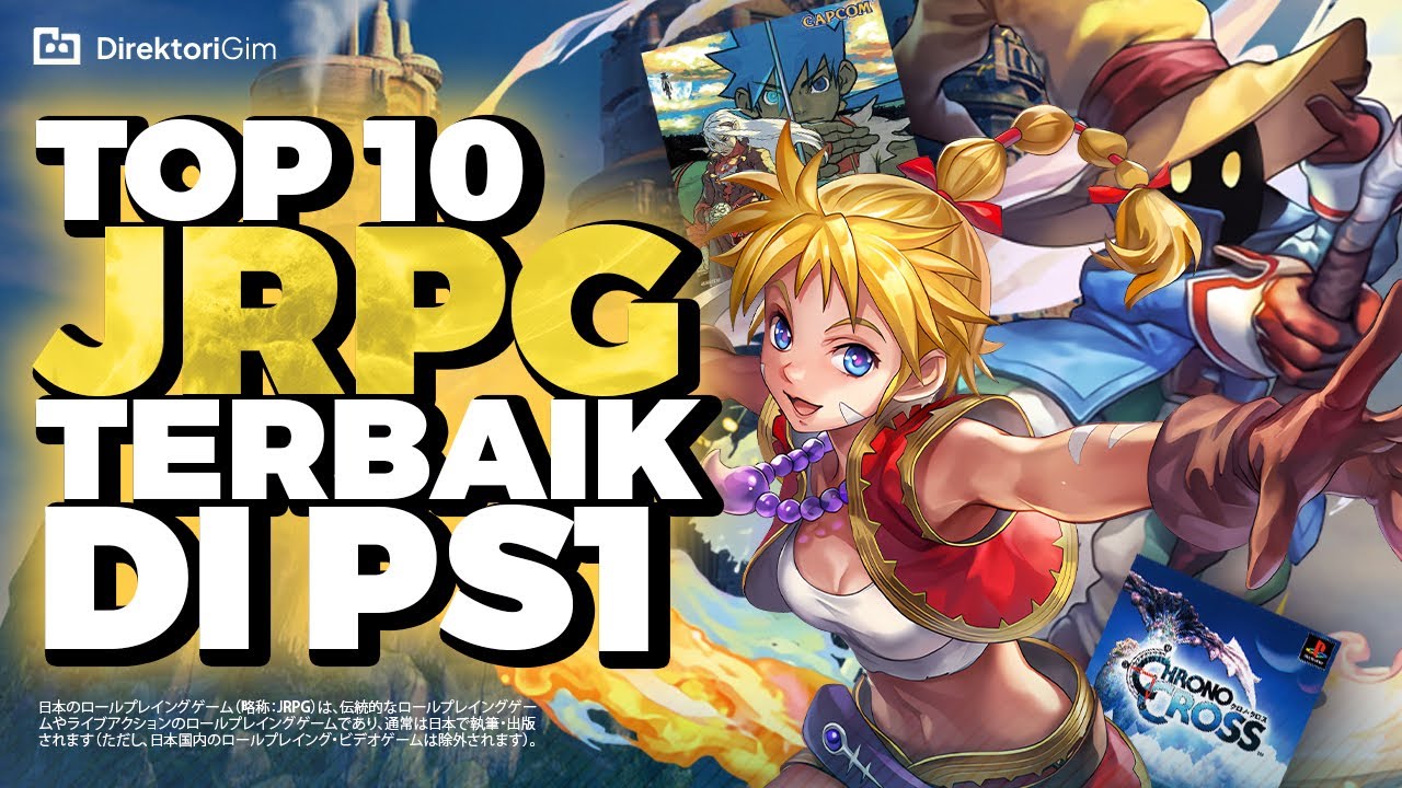 Top 10 Game JRPG Terbaik di PS1 - YouTube