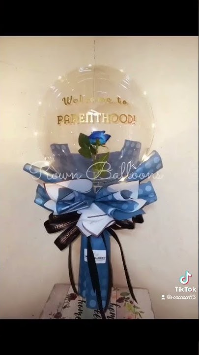 DIY Luminous flower Balloon Bouquet - YouTube