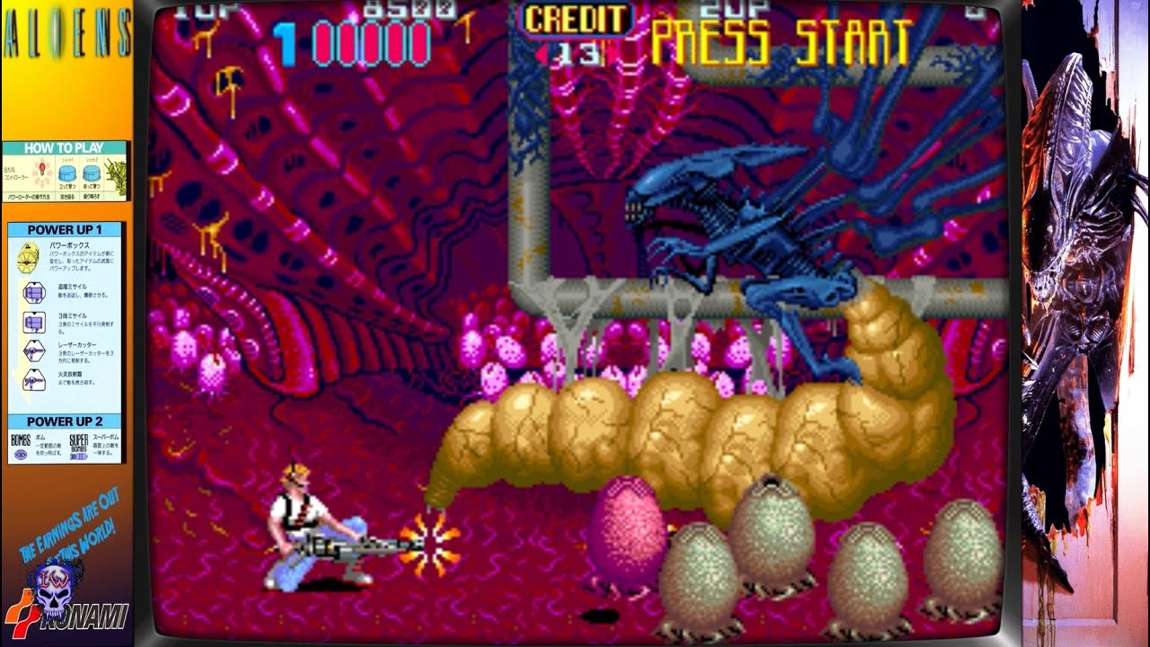 Aliens / ARCADE / Gameplay Completo - YouTube