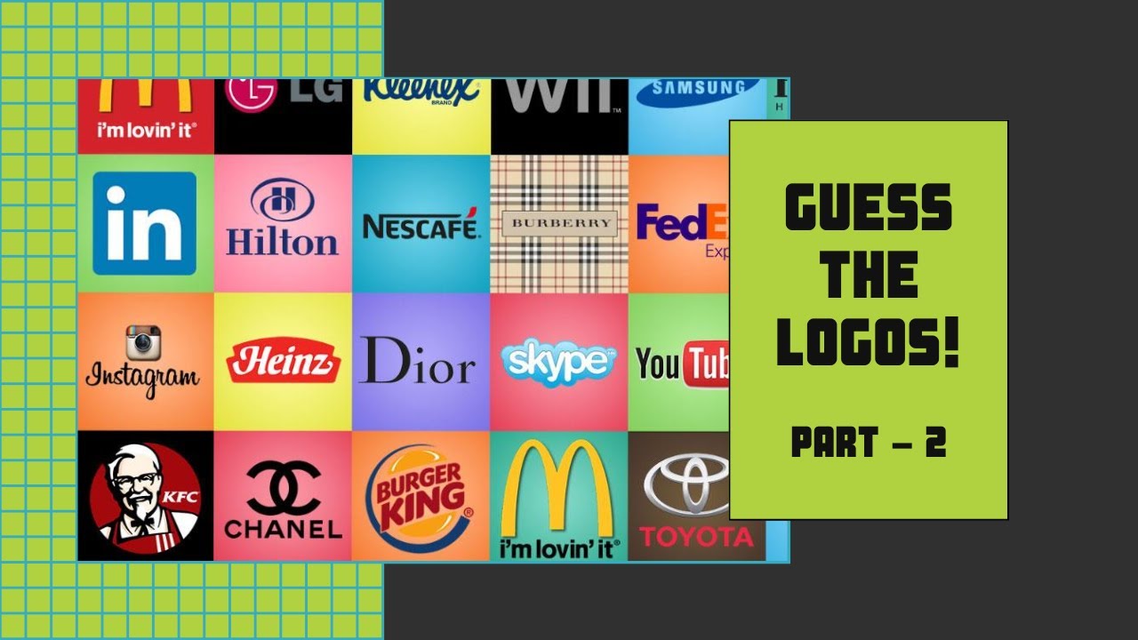 Guess the LOGOS | Part 2 | LOGO Challenge - YouTube