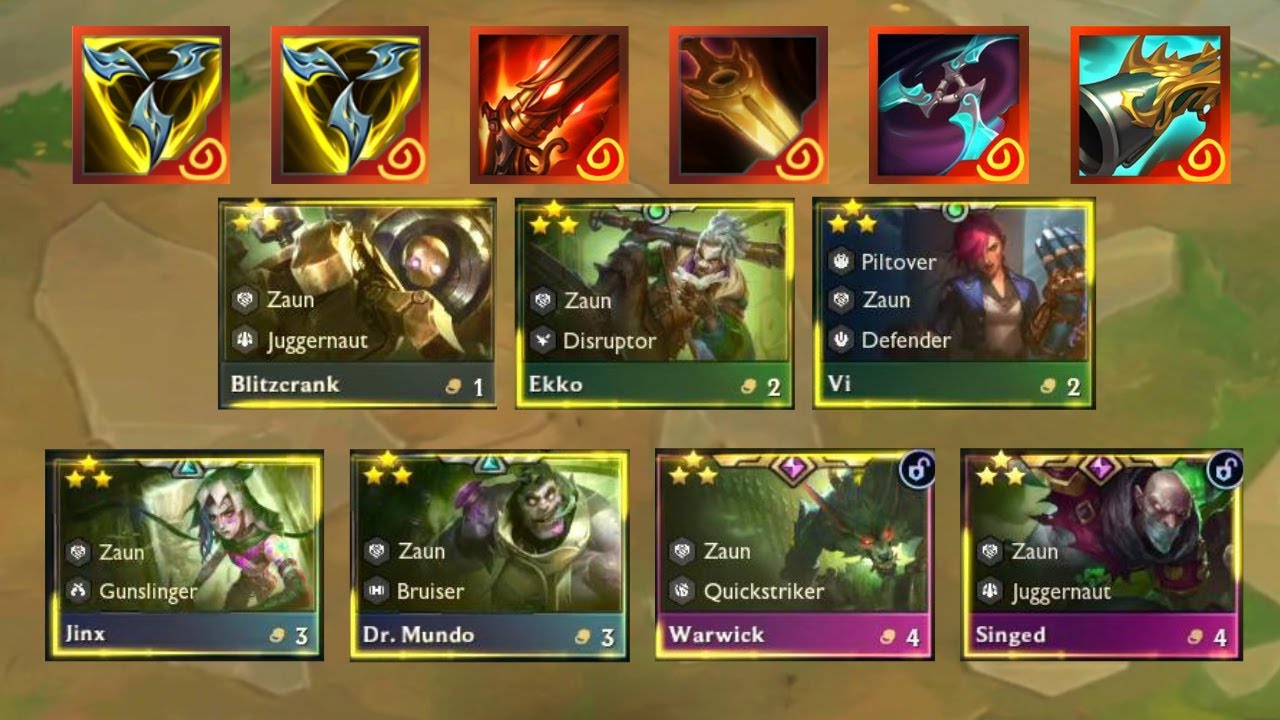 I Got ALL Zaun 3 Star⭐⭐⭐ | TFT Set 16 - YouTube