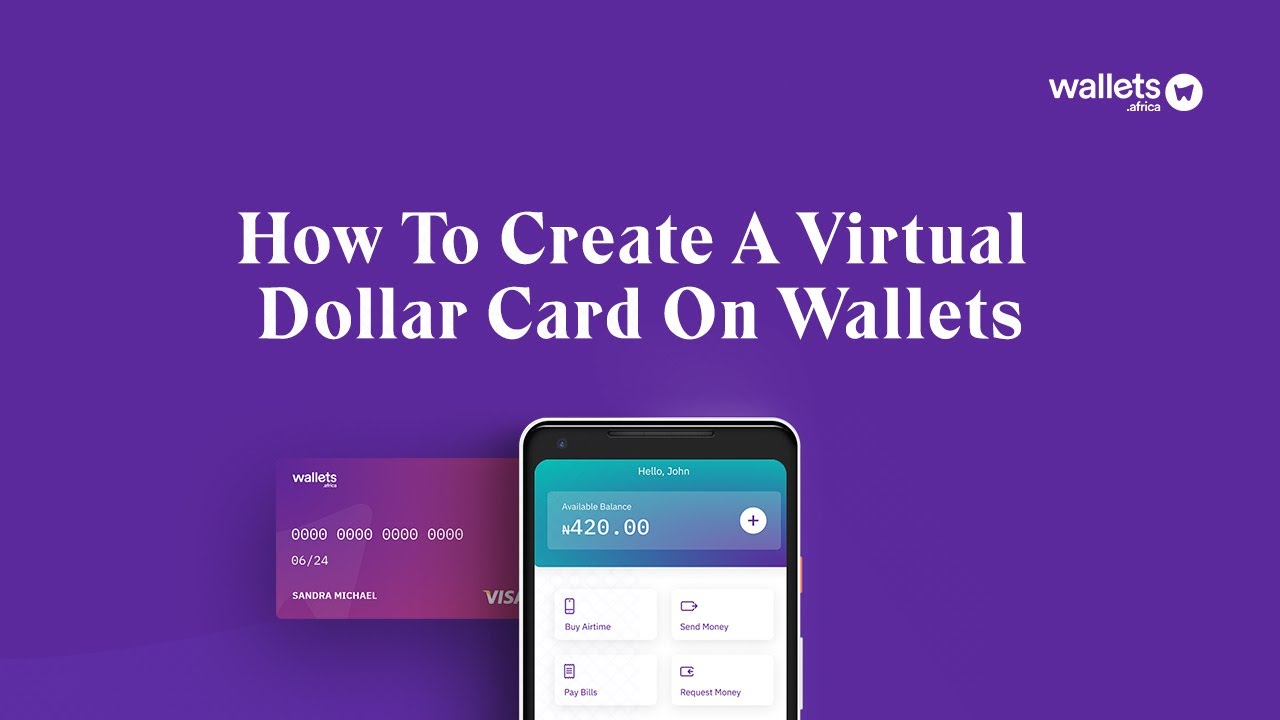 How To Create A Virtual Dollar Card - YouTube