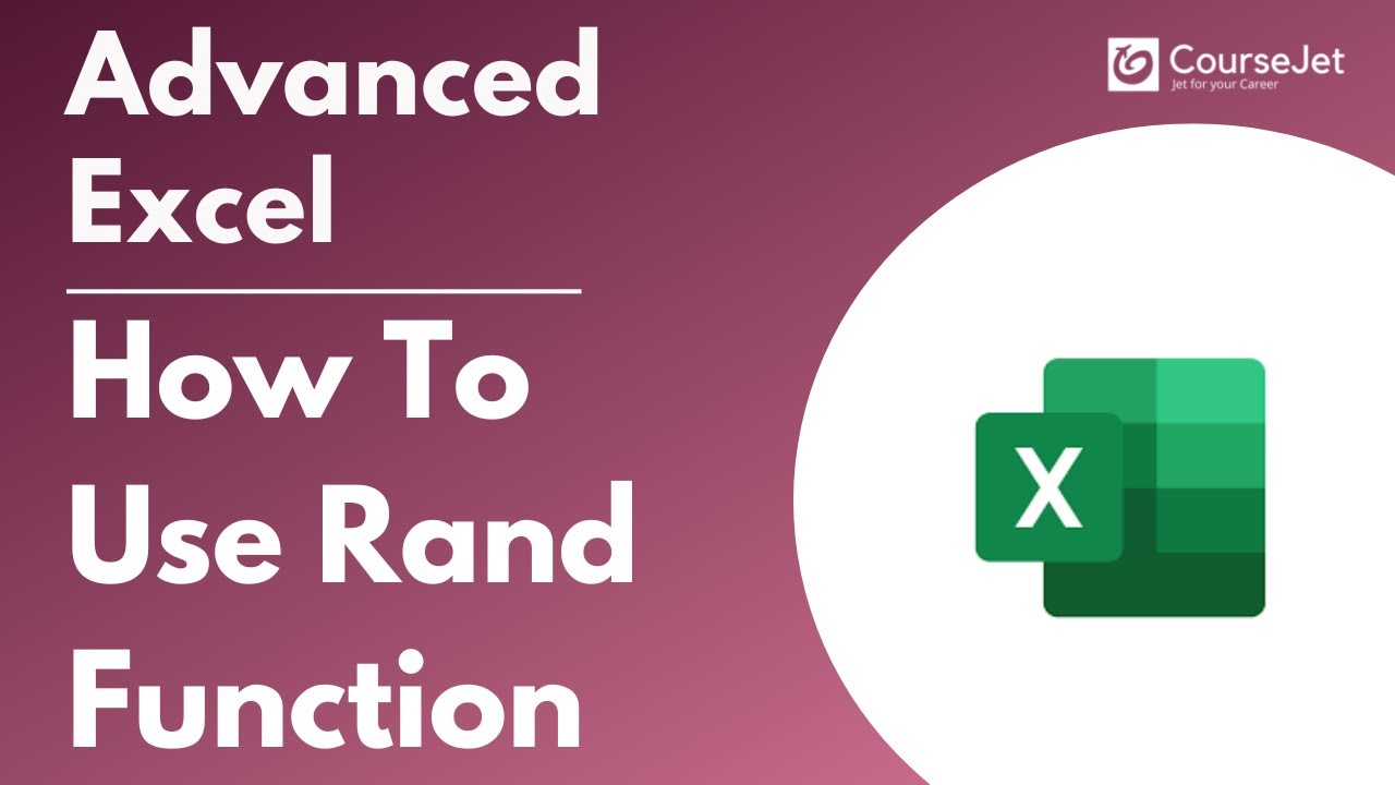 How To Use Rand Function In Excel Understanding Number Formats Lec