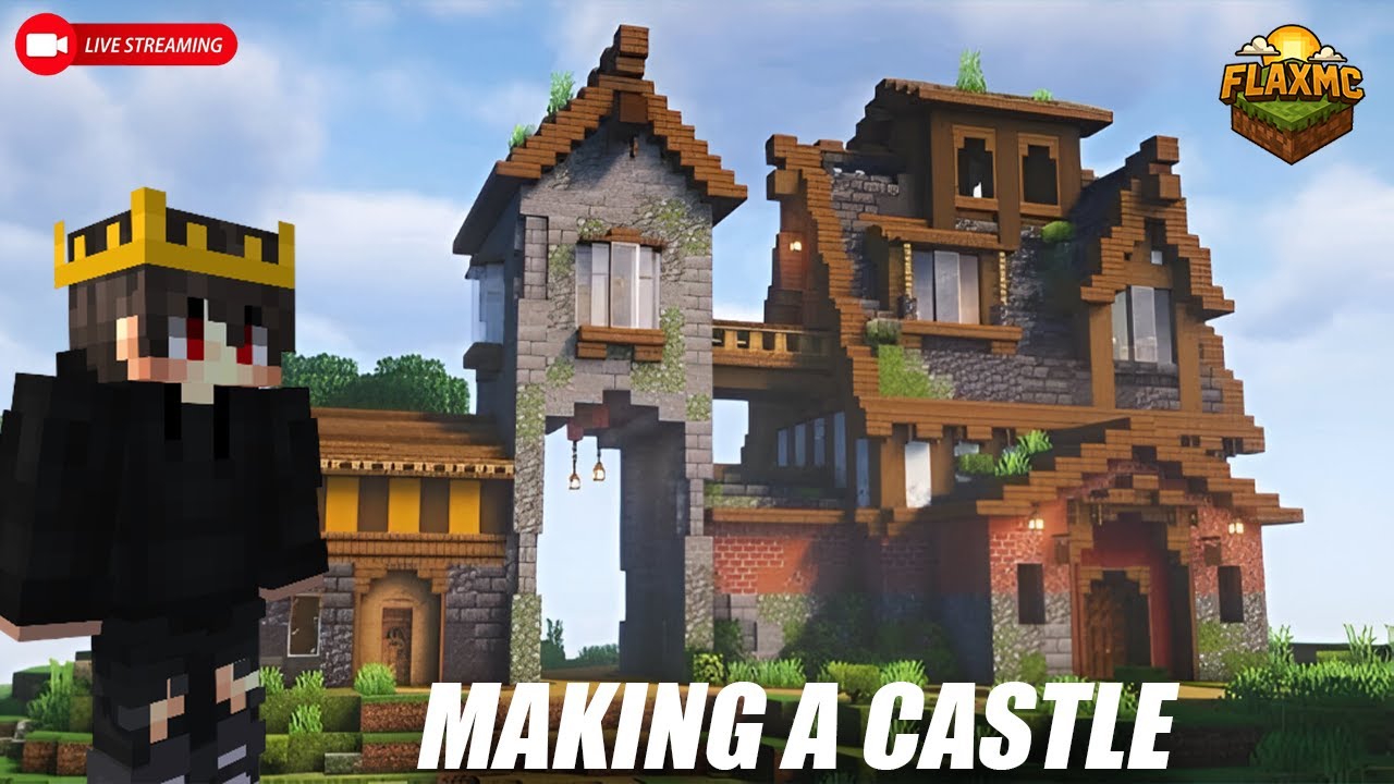 Making A TechnoGamerz Castle Day #42 @GamerFleet @AnshuBisht #minecraft ...