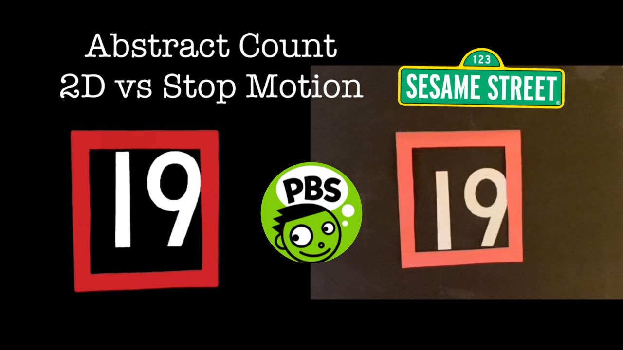 Sesame Street Abstract Count-My New Version & Old Version Comparison ...