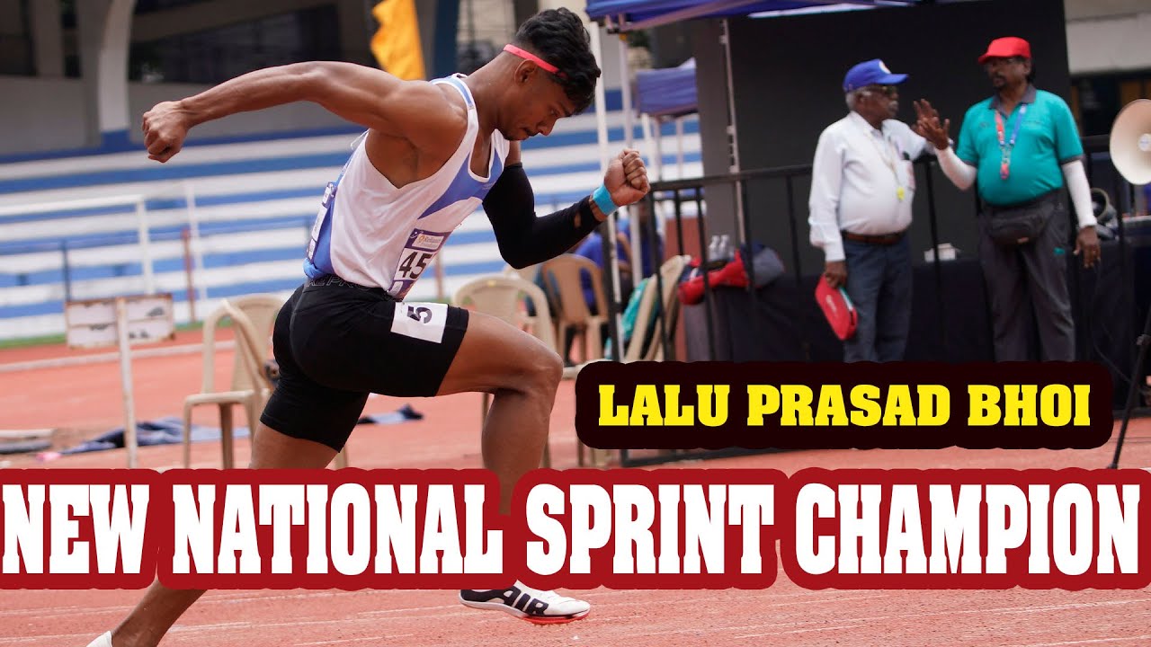 New National Sprint Champion 100m final || 63rd National Open Athletics ...