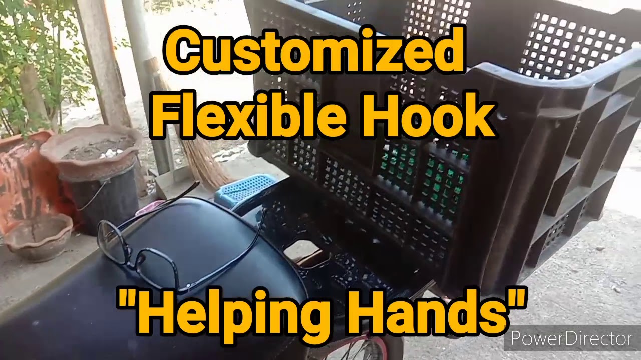 TVS XL 100 FLEXIBLE HOOK "Helping Hands" DIY Mod - YouTube