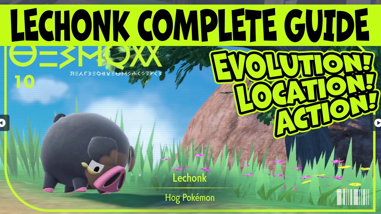 How to Get Lechonk! Best Abilties and Stats | Pokemon Scarlet & Violet ...