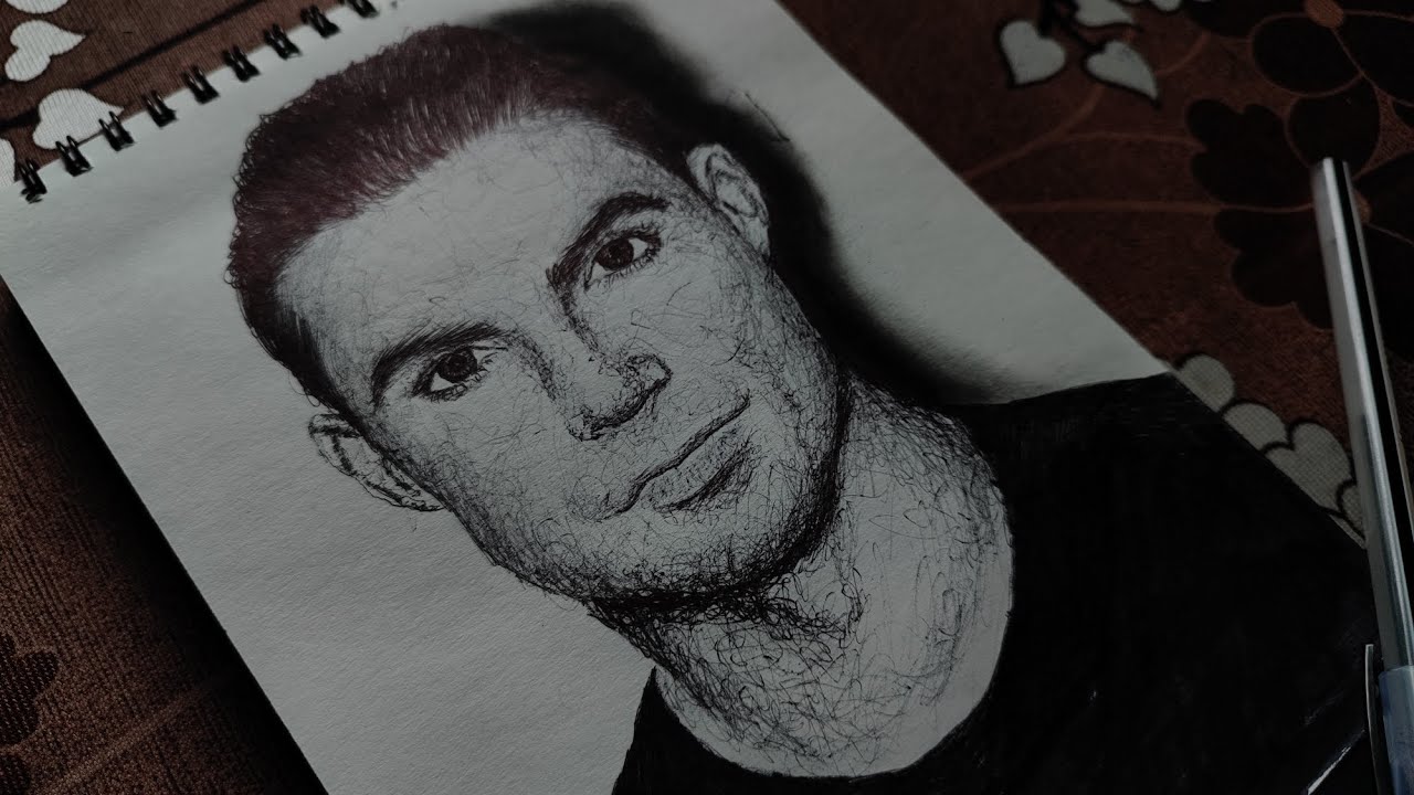 Cristiano Ronaldo pen art | Gagan's art and creation - YouTube