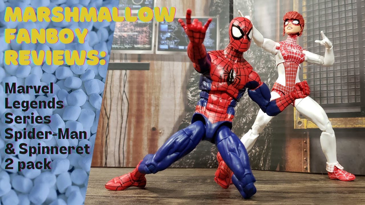 Marshmallow Fanboy Reviews Marvel Legends Series Spider=Man & Spinneret ...