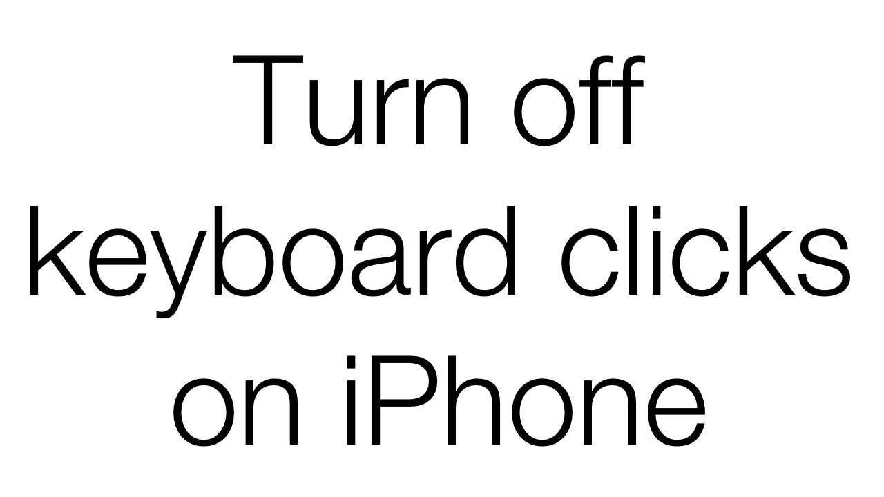 Turn Off Keyboard Sounds On IPhone iPod iPad 2016 YouTube turn-off-keyboard-sounds-on-iphone-ipod-ipad-2016-youtube