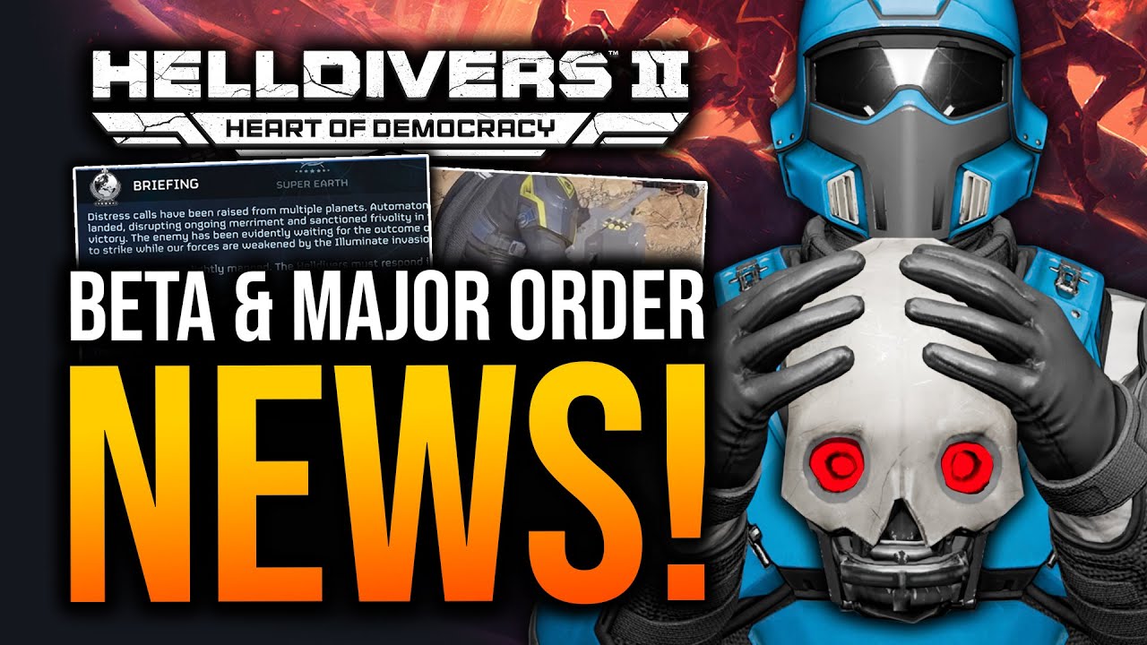 Helldivers 2 - New Major Order! Devs Beta Clip & Concept! - YouTube