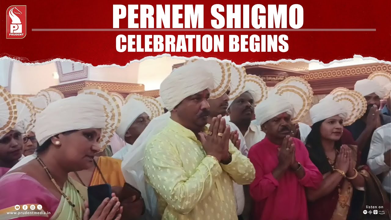 Pernem Shigmo begins with offering coconut to Lord Ravalnath & Devi ...