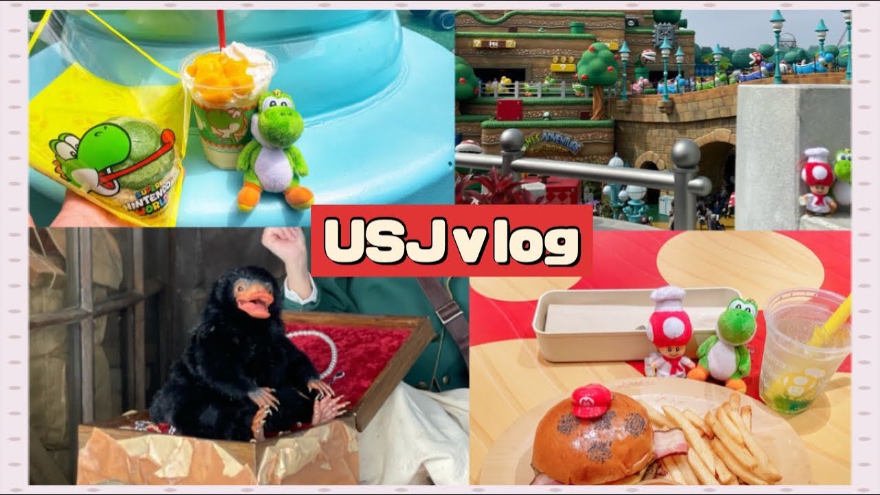 【USJ】v log ハリーポッターやスーパーマリオでユニバを堪能！ - YouTube