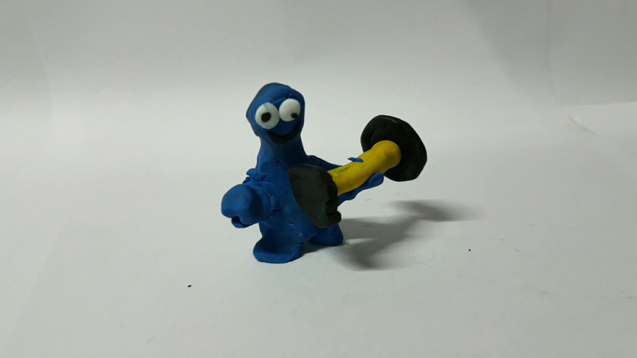 Funny polymer clay animation|stop motion - YouTube