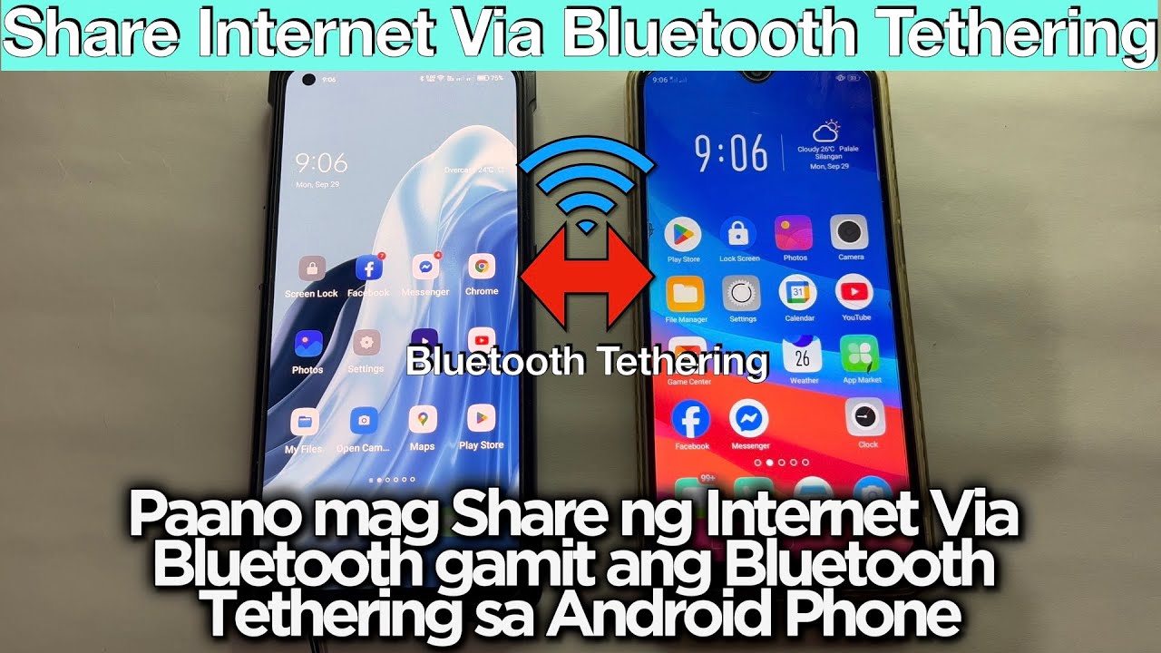 Paano mag Share ng internet via Bluetooth gamit ang Bluetooth Tethering ...