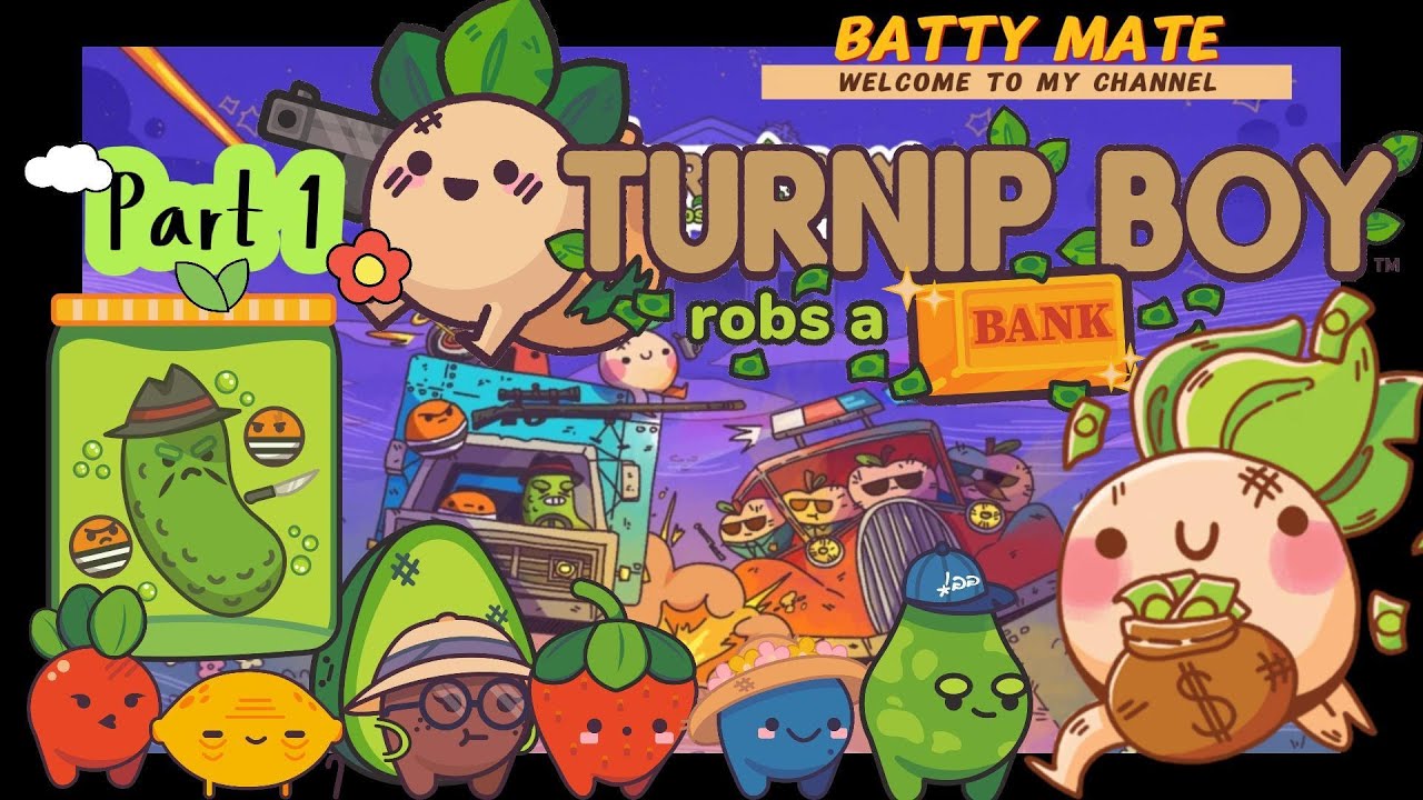Turnip Boy Robs a Bank Game Play - YouTube
