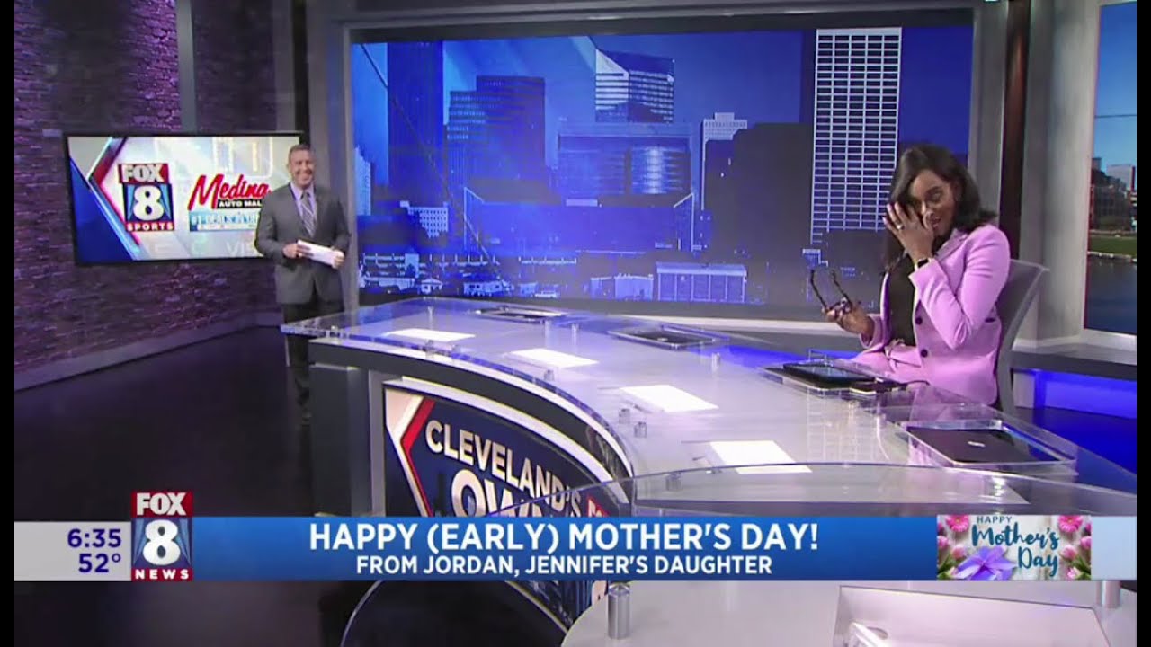 Fox 8 News | Jennifer Jordan's Mother's Day Surprise - YouTube
