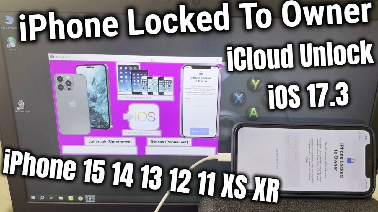 How To Unlock iPhone Locked to Owner Bypass iOS 17.3 iCloud iPhone 12 ...