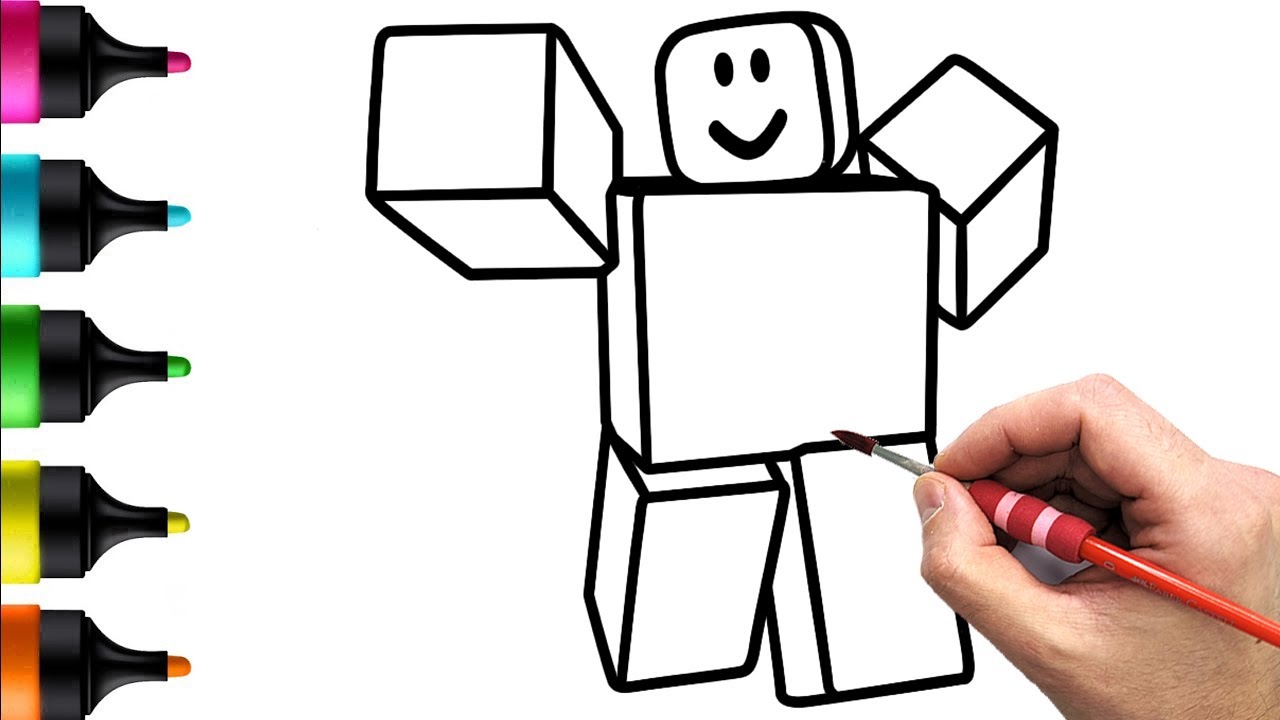 🎮 Roblox Noob Fight Render Drawing, Painting, and Coloring for Kids ...