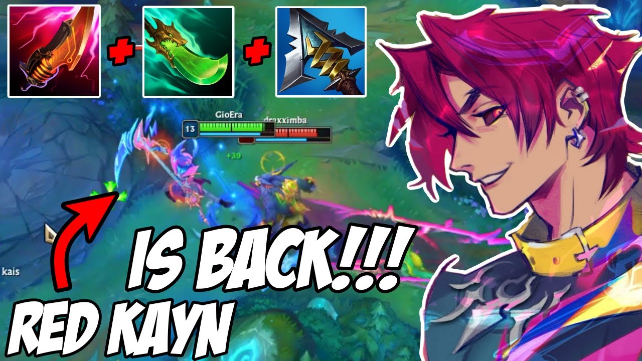 KAYN IS STILL ONE OF THE BEST JUNGLERS RIGHT NOW!!! - Red Kayn Build ...