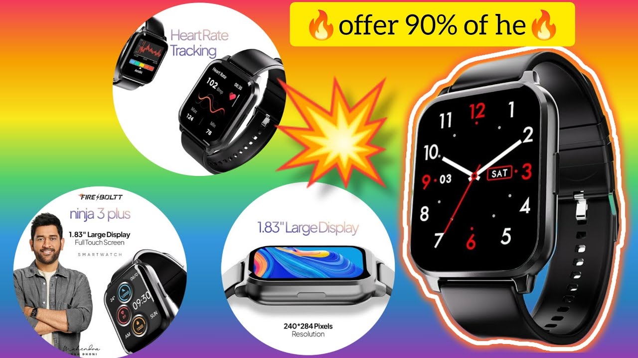 firebolt Ninja Pro Plus 3 smart watch |home gadgets cool |💥 - YouTube