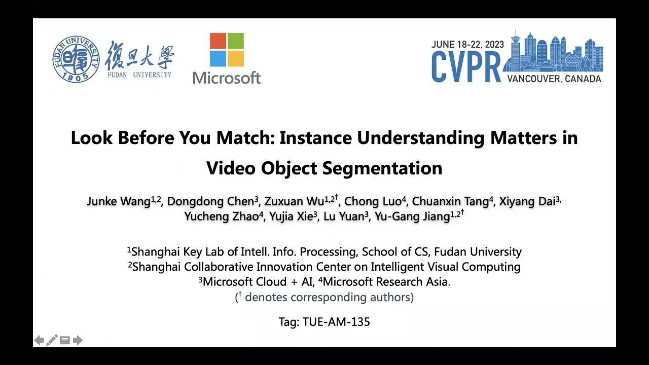 [CVPR 2023] look before you match instance understanding matters in video object segmentation ...