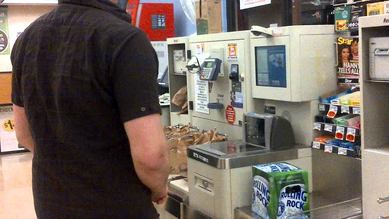 krogers self checkout - YouTube