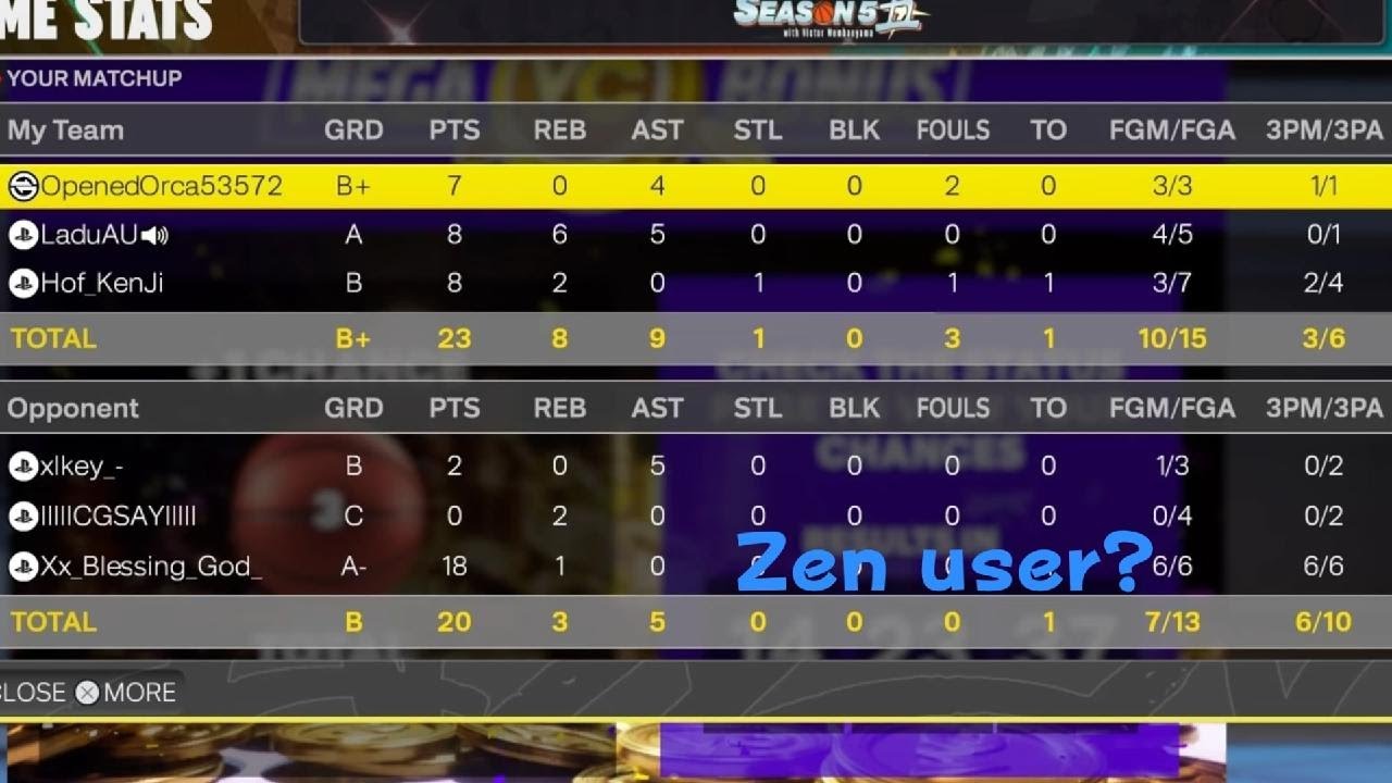 NBA 2K25 Event center. A Zen user? - YouTube