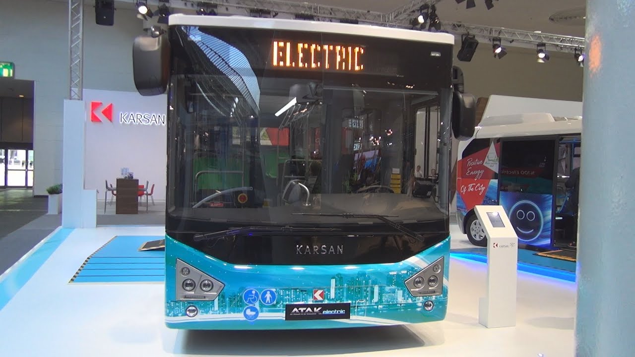 Karsan Atak Electric Bus (2019) Exterior and Interior - YouTube