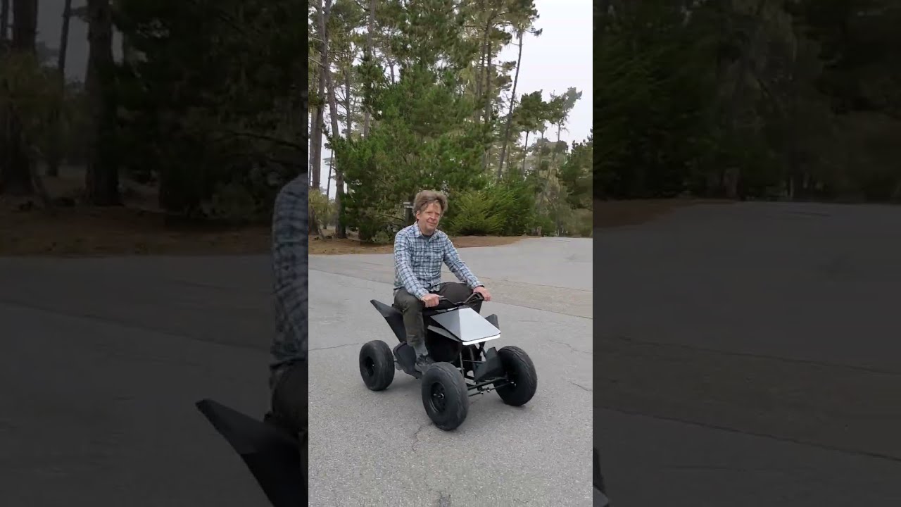 Tesla Cyberquad...for adults. - YouTube