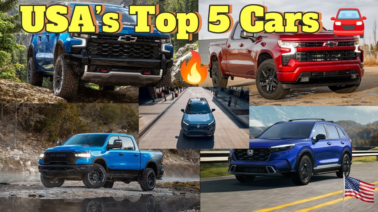 Top 5 Most Popular Cars in USA 2025 🚘 | Why Americans Love These Cars ...