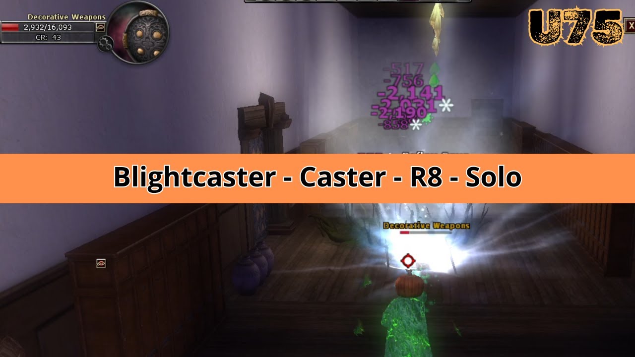 [DDO]Blightcaster - Party 101 (R8 - Solo) - YouTube