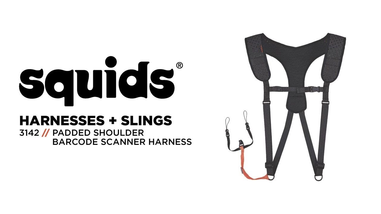Squids 3142 Scanner Harness Offers Thick Padded Shoulder Straps for All ...