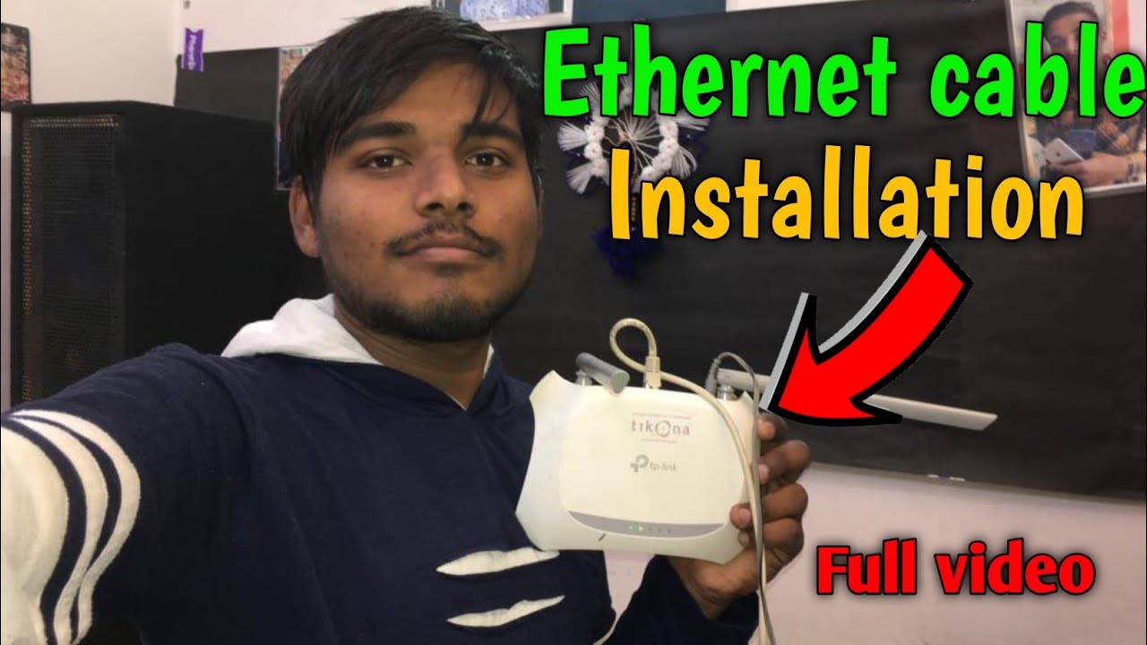 Tplink wifi router Ethernet cable intellection on laptop Finley ...