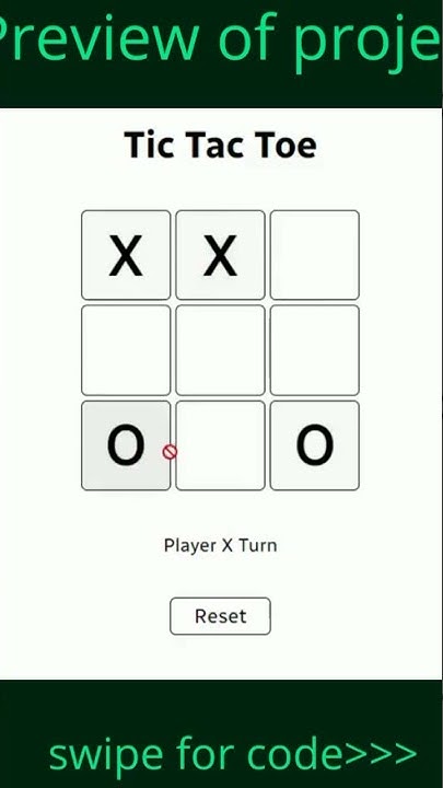 Tic Tac Toe Game ||Html Css Javascript Game || Full code 👇👇link || Coding Builder Boy - YouTube