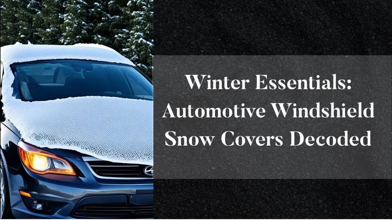 Winter Essentials: Automotive Windshield Snow Covers Decoded - YouTube