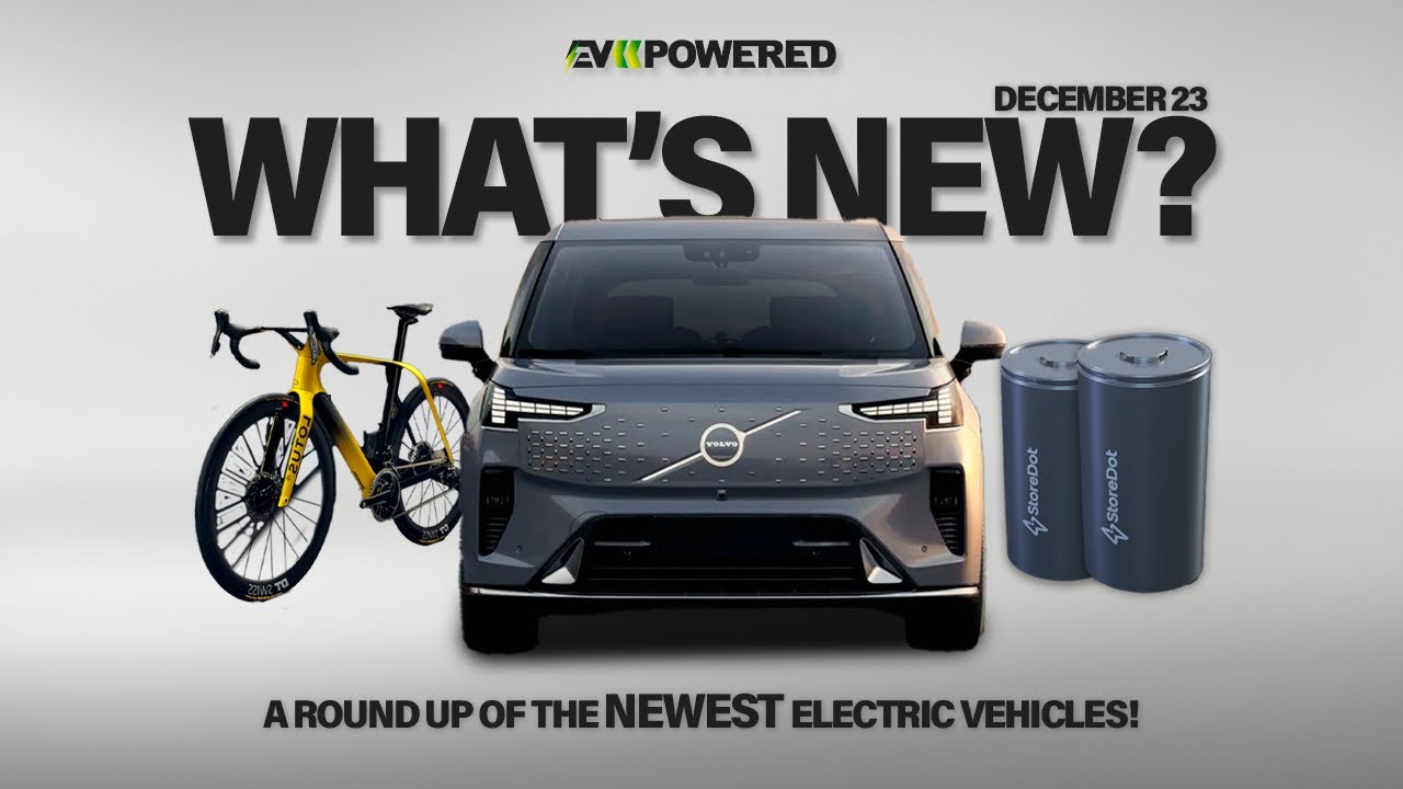 Lotus, Storedot & Volvo! | December 2023 What's New? - YouTube